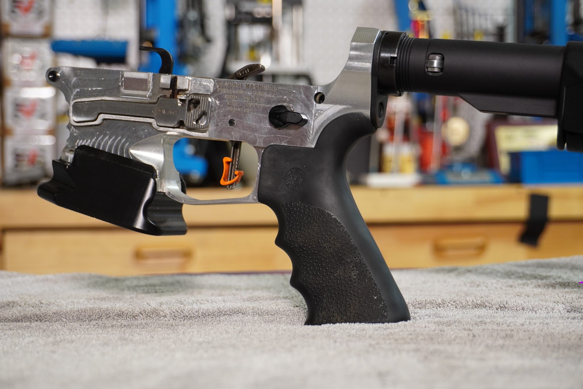 LEFT-HANDED Davinci DG-9 PCC Lower Receiver - DAVINCI MACHINING, Tampa ...